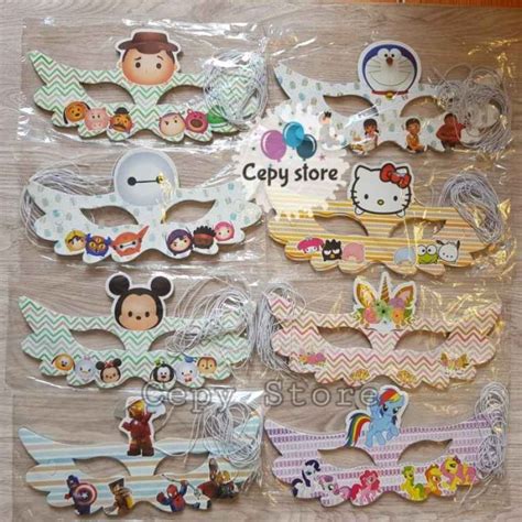 Promo Topeng Ulang Tahun Karakter Topeng Pesta Topeng Ulang Tahun Kertas Doraemon Diskon