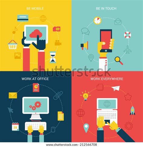 flat design vector illustration concept icons stock vector royalty free 212566708 shutterstock