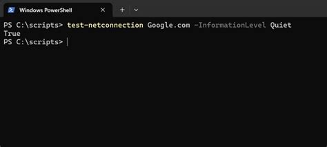 Test Netconnection Cmdlet A Powershell Based Ping Alternative