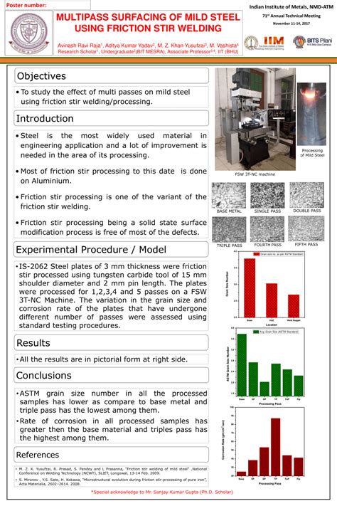 Pdf Multipass Surfacing Of Mild Steel Using Friction Stir Welding