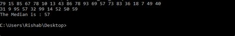 Java Program To Find Median Of Elements Where Elements Are Stored In 2