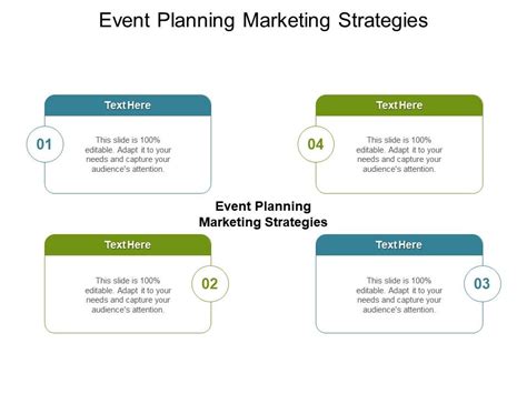 Event Planning Marketing Strategies Ppt Powerpoint Presentation Summary Influencers Cpb