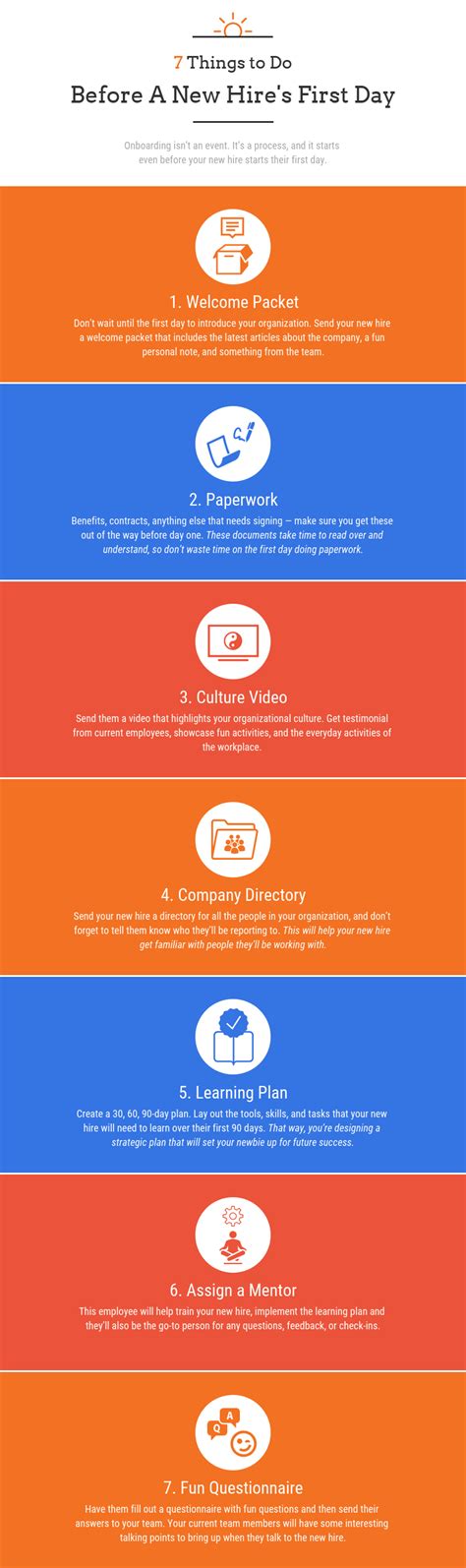 Tips For The Best Employee Onboarding Process Venngage