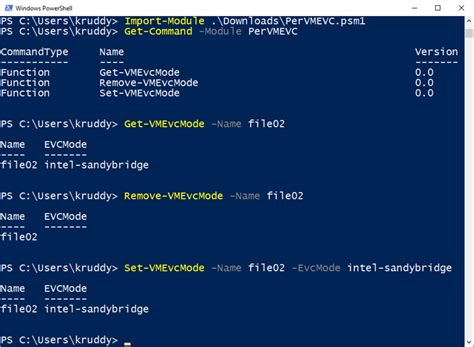 Powercli Configuring Per Vm Evc