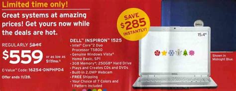 Black Friday Notebook Deals Direct From Dell