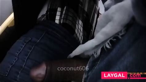 Bus Big Cock Touches Pussy