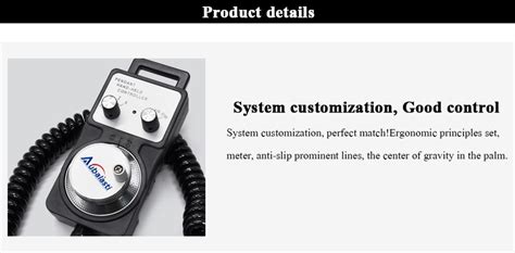 Aubalasti Handwheel Pulse Generator CNC Electronic Handwheel Axis Axis MPG DC V Pin PPR