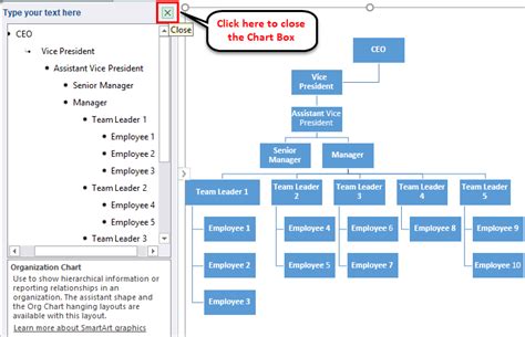 Microsoft Excel Org Chart Template