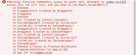 Warnings About Without Using React ForwardRef Issue 24 MrBlenny React Flow Chart GitHub