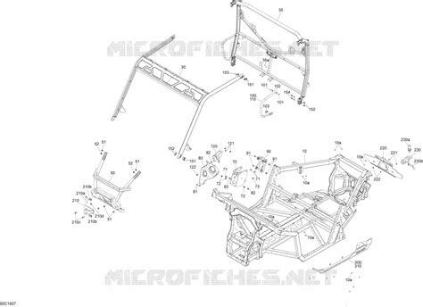 Châssis Hd5 Pour Can Am Traxter Hd5 T De 2019 Can Am Catalogue De