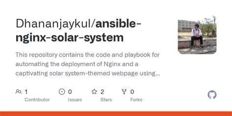 Github Dhananjaykulansible Nginx Solar System This Repository