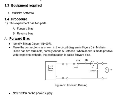 Equipment Required Multisim Software Chegg Com