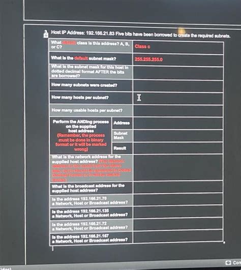 Host IP Address 192 166 21 83 Five Bils Have Been Chegg Com