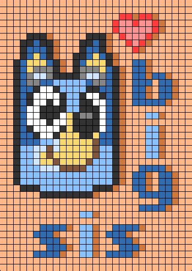Bluey Kandi Pattern Artofit