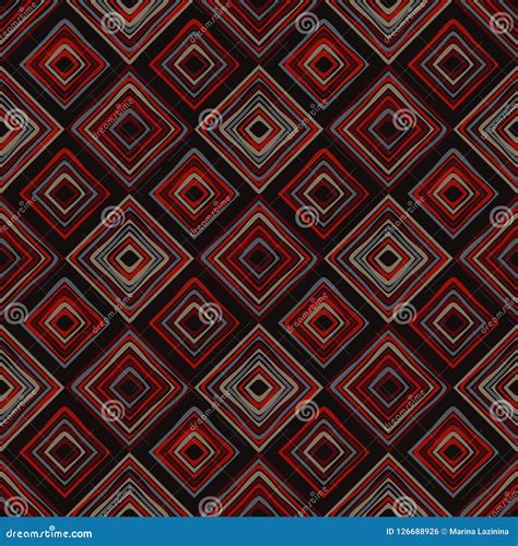 Seamless Abstract Geometric Pattern Mosaic Texture Scribble Texture Stock Illustration