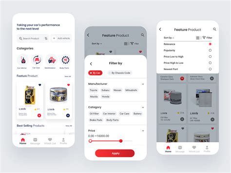 Ecommerce Filter And Sorting App Ui Design By Jonaidul Islam On Dribbble