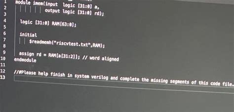 Objective In This Lab You Will Design The