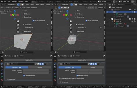 Edit Without Modifiers While Previewing With Modifiers Blender Stack