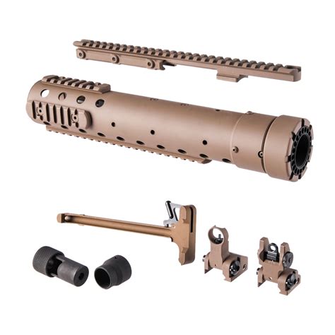 Precision Reflex Inc Mk 12 Mod H Gen Iii Diy Kit W Pri Rear Sight Recce Rail Fde