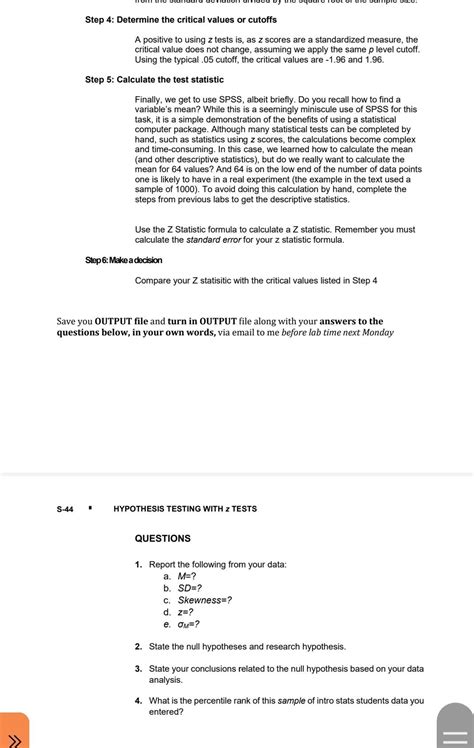 Hypothesis Testing With Z Tests The General Purpose