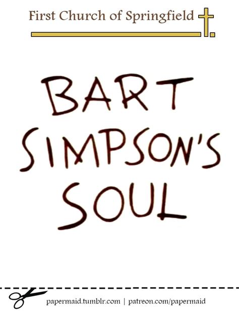 Bart Simpson Soul Quotes