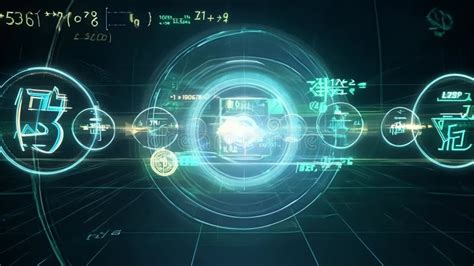 A Stunning Display Of Holographic Projections Showcasing The Process Of