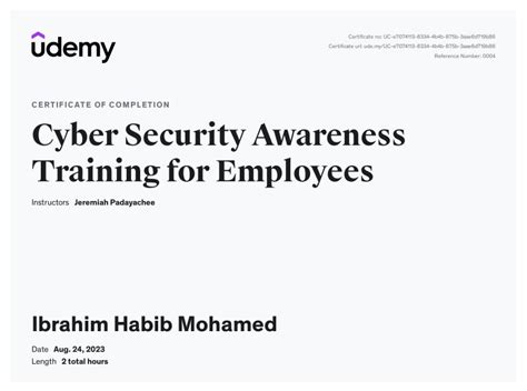 Ibrahim Habib On Linkedin Im Happy To Share That Ive Obtained A New Certification Cyber