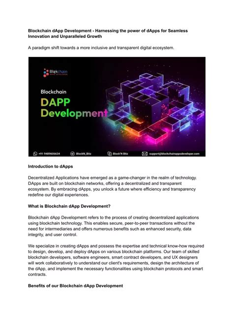 ppt blockchain dapp development powerpoint presentation free