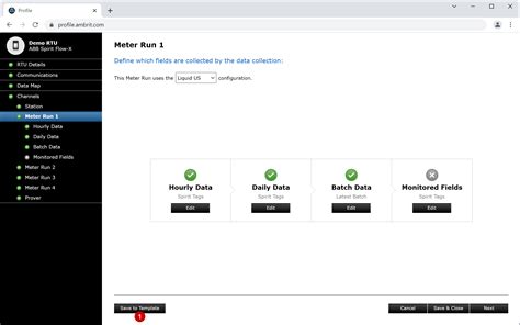 RTU Templates Profile SCADA User Manual