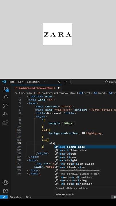 remove image background in css css tips and tricks shorts