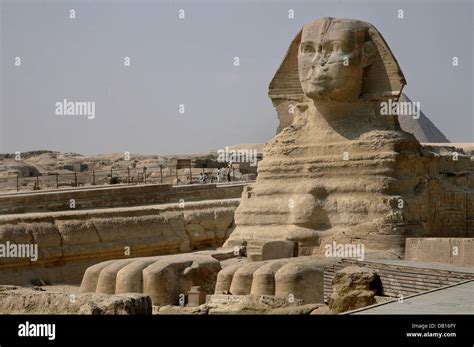 The Picture Shows The Great Sphinx Of Giza In Giza Egypt 4 October