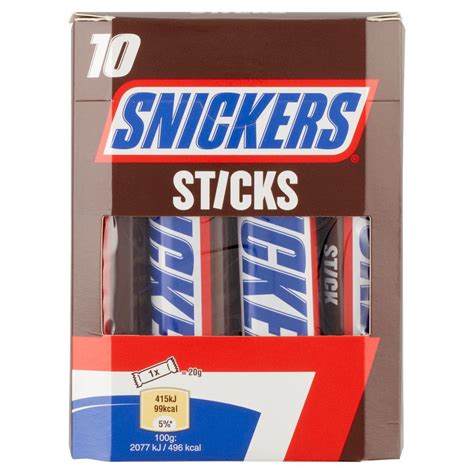 Snickers Sticks 10 x 20 g | Carrefour Site