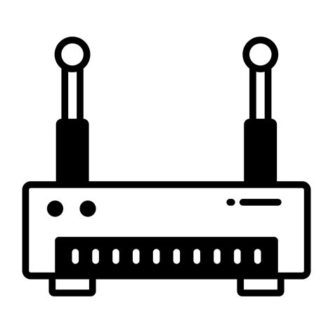 Well Designed Icon Of Wifi Router Wireless Wifi Router Vector Vector Art At Vecteezy