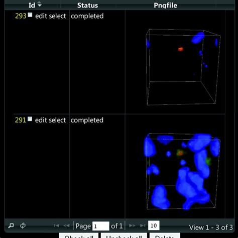 This Screen Shows A List Of Visualizations Scheduled For The Current Download Scientific