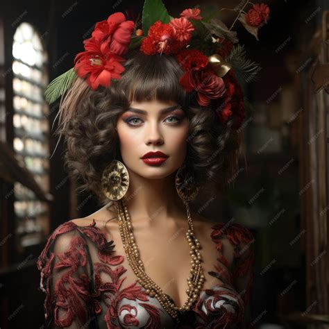 Premium Ai Image Model Areca Robin Miss Universe