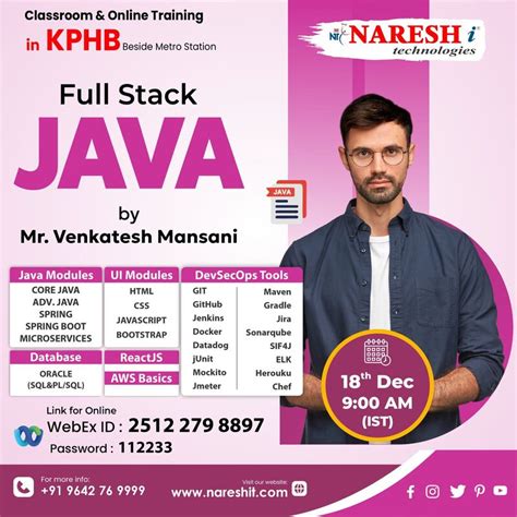 Software Courses In Hyderabad On Linkedin Java Fullstackjava