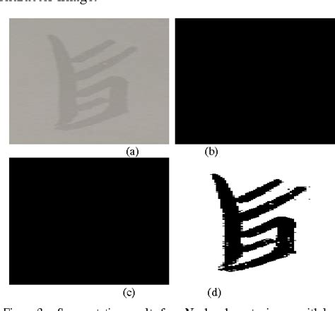 figure 3 from an improved two dimensional otsu segmentation method for nvshu character image