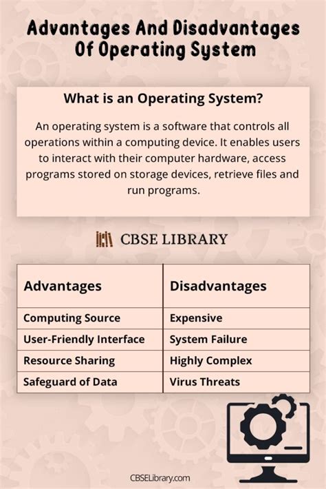 5 Advantages And Disadvantages Of Operating System Definition What