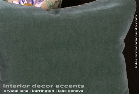 Custom Silk Modern Decorative Pillows Choose Size Trim And Velvet