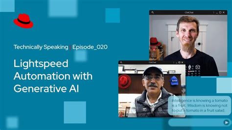 E G Nadhan On Linkedin Technically Speaking E20 Lightspeed Automation With Generative Ai