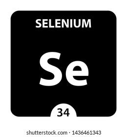 Selenium Se Chemical Element Selenium Sign Stock Illustration Shutterstock