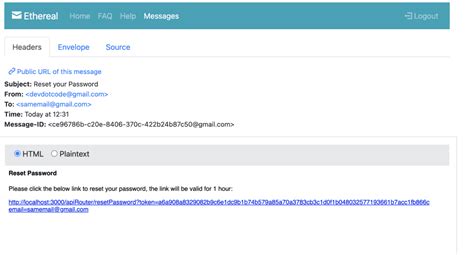 Nodejs Mysql Add Forgotreset Password To Login Authentication System Devdotcode