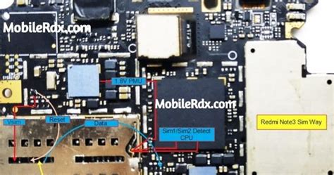 Mi Redmi Note Isp Pinout Smartphone Test Point Images And Photos Finder