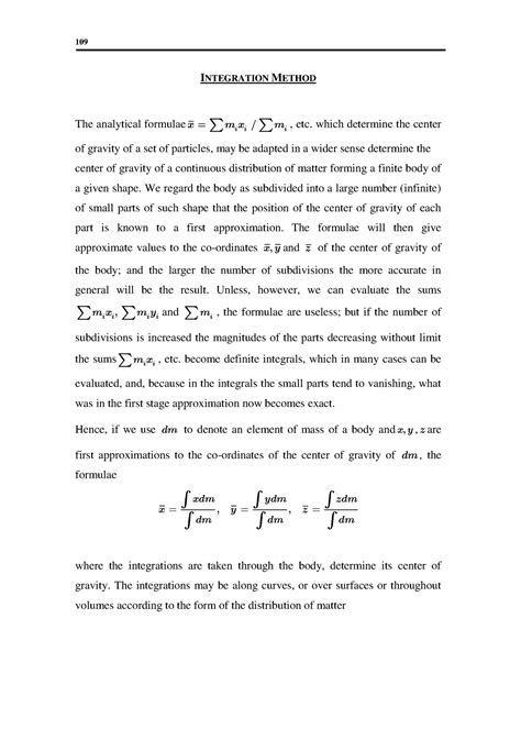 Gravity Summary Matlab 109 Integration Method The Analytical