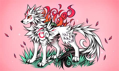 Okami By Sugarcookiewolf On Deviantart