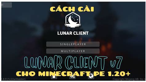 Cách tải Lunar Client V7 cho Minecratf Pe 1 20 YouTube