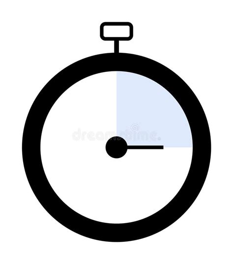 Icono De Cronómetro Simple Que Muestra El Tiempo Transcurrido Con
