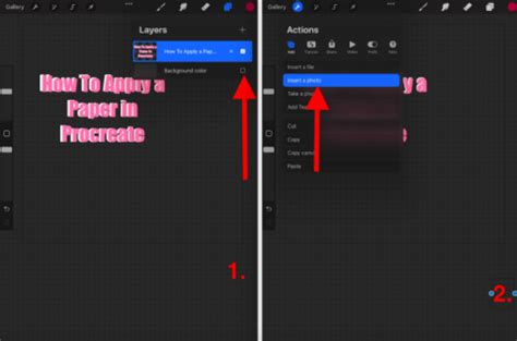 How To Apply A Paper Texture In Procreate Steps