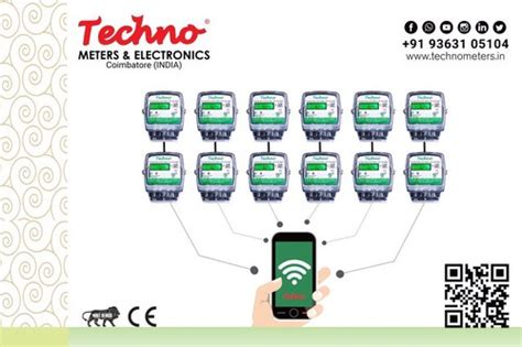 Techno Single Phase Electronic Meter Counter Display Model Name Number Tmcb 002 240 At