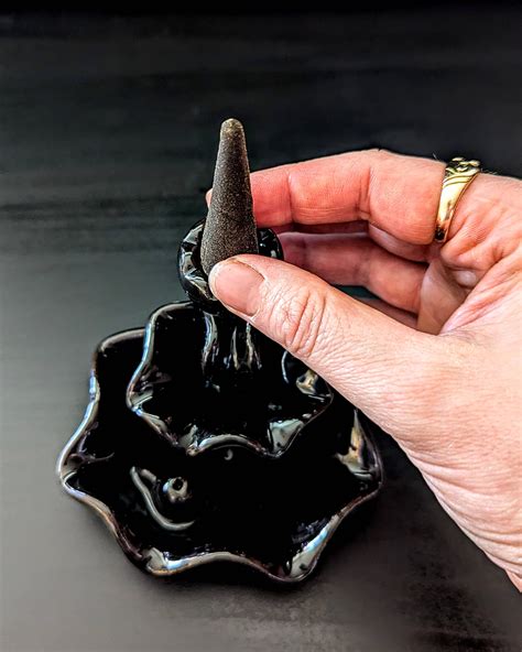 How To Burn A Backflow Incense Cone Floré Canadian Incense